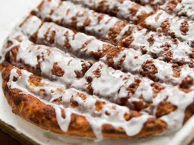 PAPA JOHN’S HAS DISCONTINUED THEIR CINNAPIE DESSERT PIZZA.