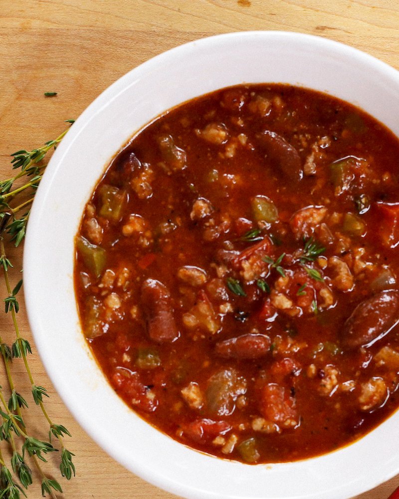 The Best Creole Chili Made with Vaucresson’s Chaurice Sausage to Chase ...