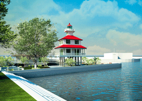 A new lighthouse: brick by brick