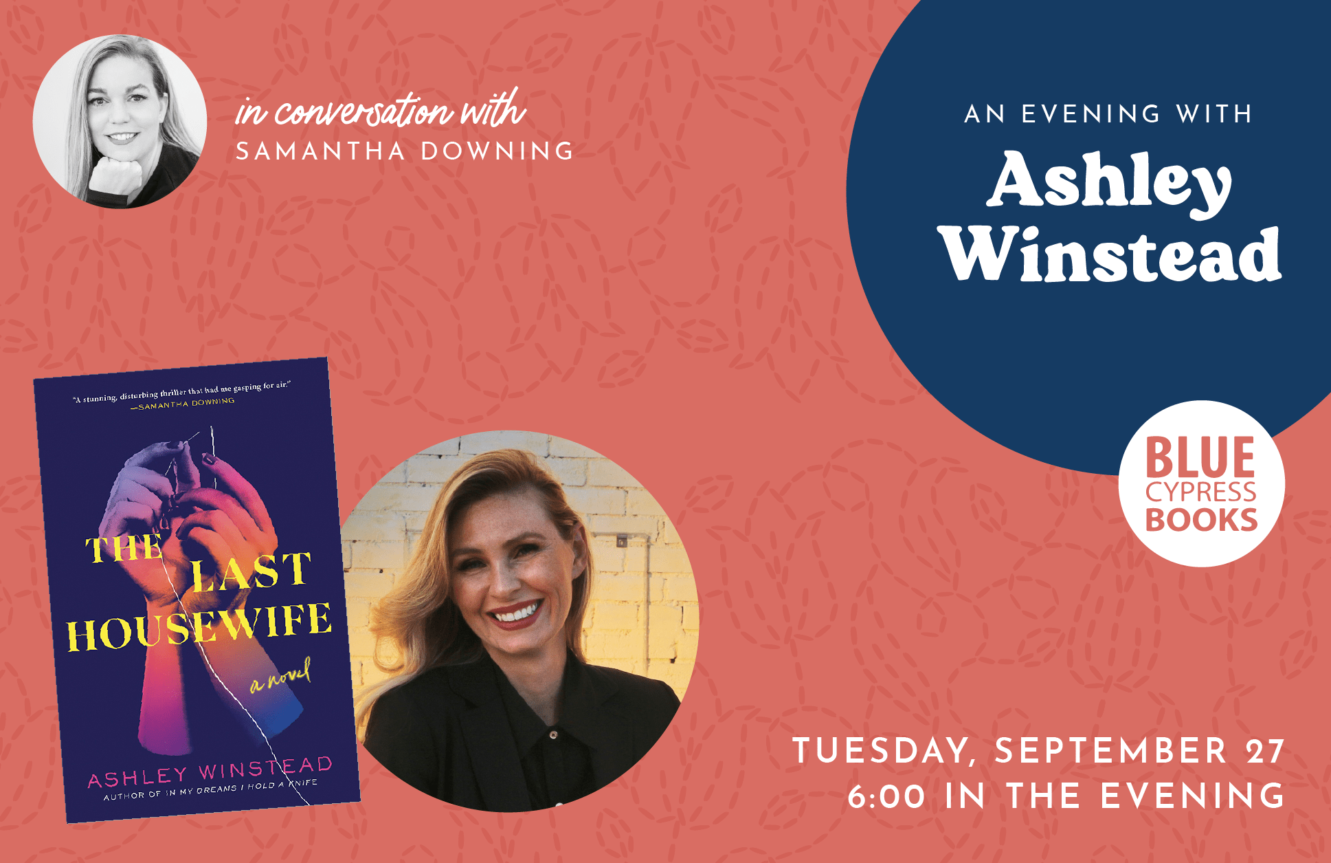 Blue Cypress Books Presents An Evening with Ashley Winstead