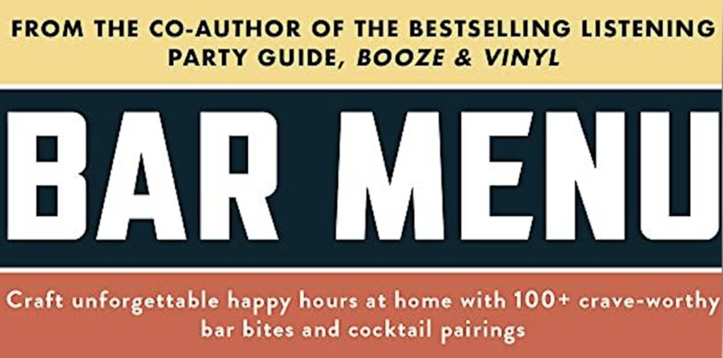 "Bar Menu" Book Event at The Garden District Book Shop