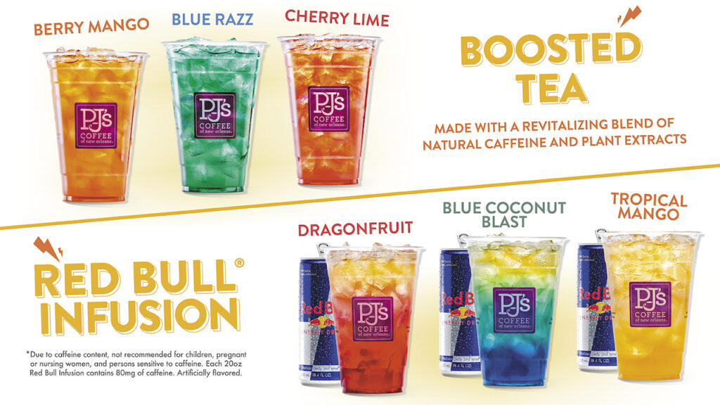 Get Energized with PJ’s Coffee’s New Boosted Teas and Red Bull Infusion ...